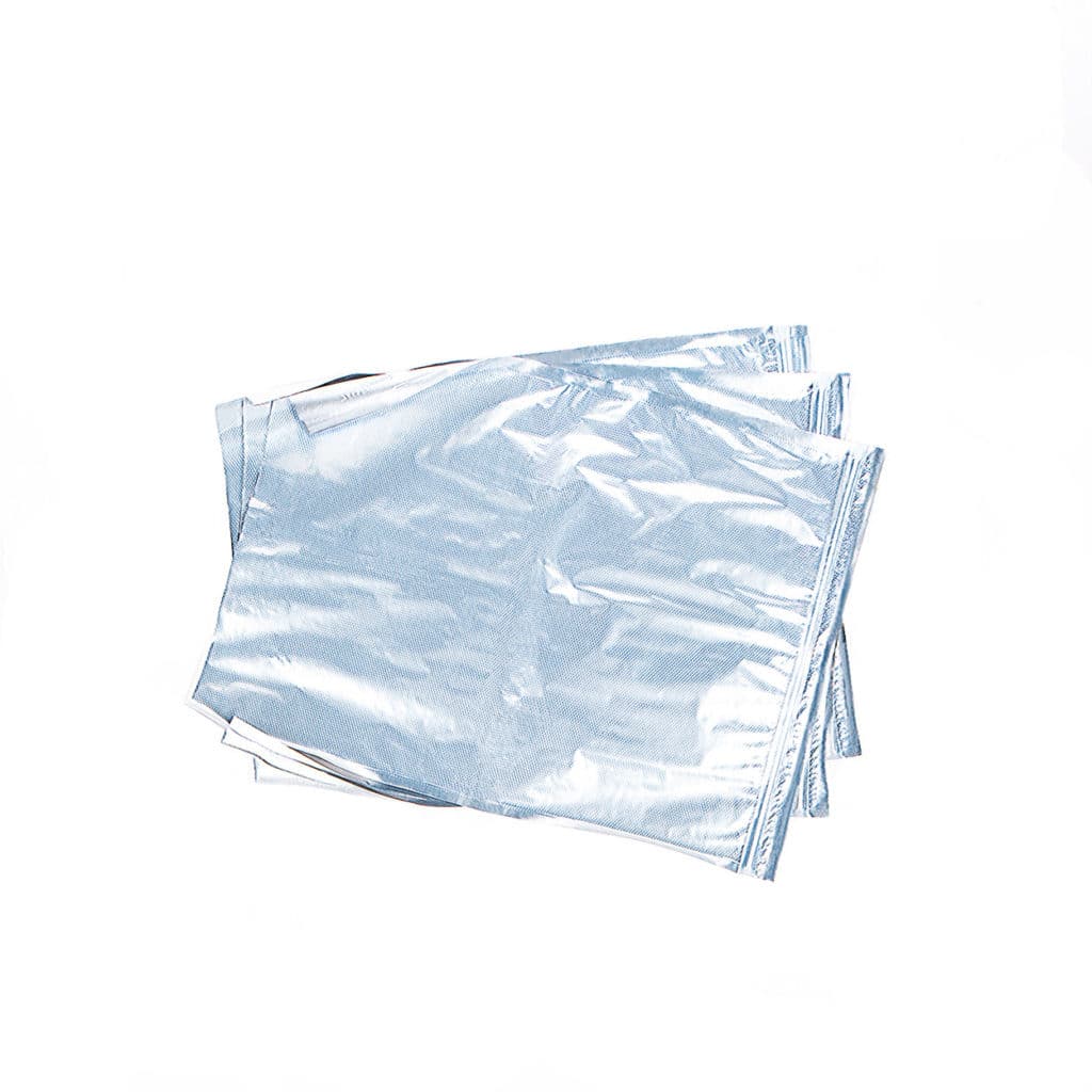 11" x 23" Metallic and Clear Bags with Zipper, 4 Mil Thick SNS 3200 ...